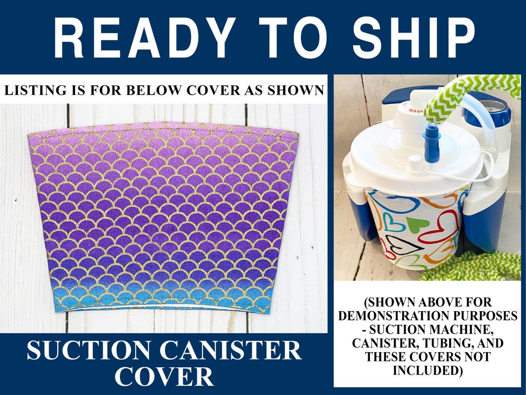 Suction Canister Cover With Slip Resistant Lining - Etsy