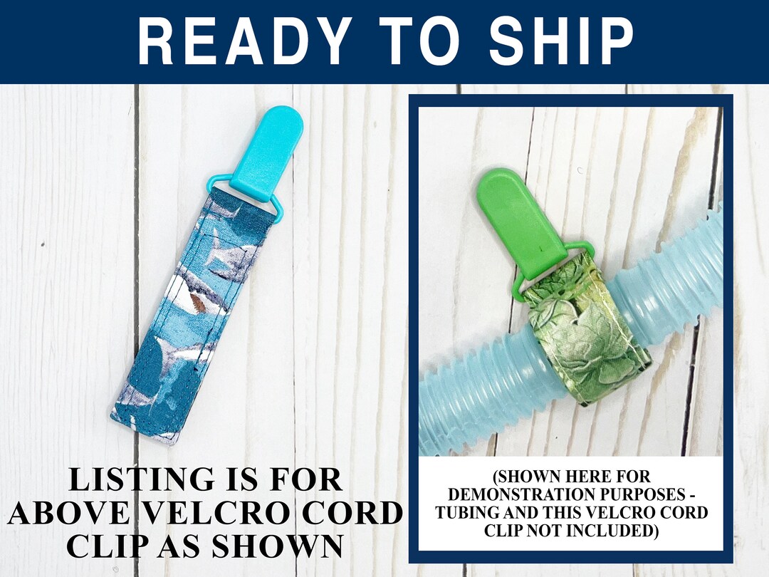 Velcro Tube Cord Clip to Manage Medical Cords Including Feeding Tubes ...