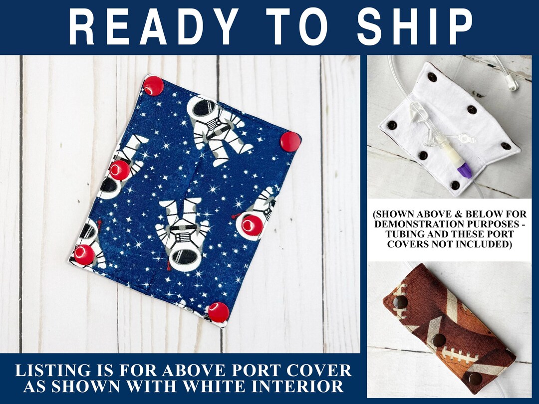 Padded Port Cover for Feeding Tubes, Ports, Farrell Bags - Etsy