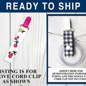 Circuit Double Snap Tube Cord Clip to Manage Medical Cords Including ...