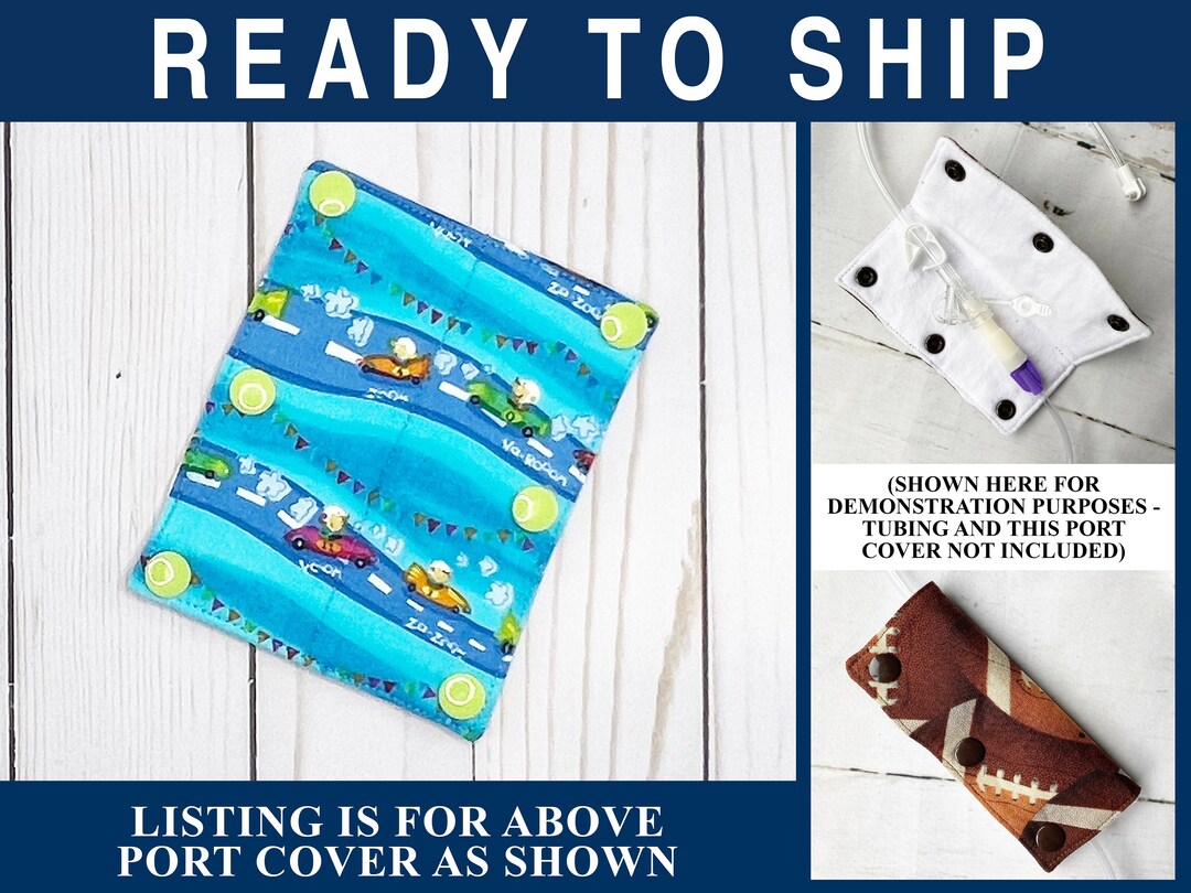 Padded Port Cover for Feeding Tubes, Ports, Farrell Bags - Etsy