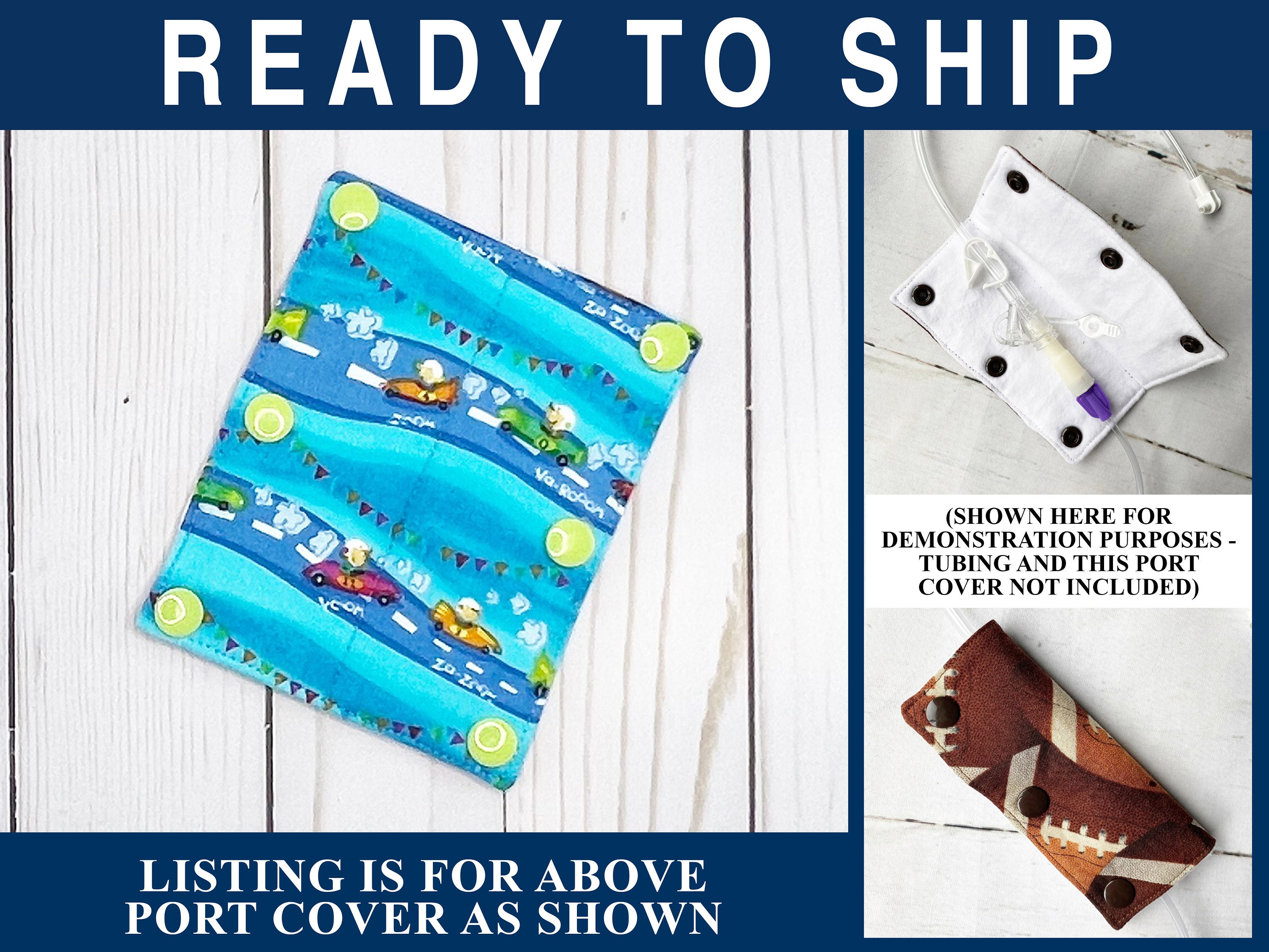 Padded Port Cover for Feeding Tubes, Ports, Farrell Bags - Etsy