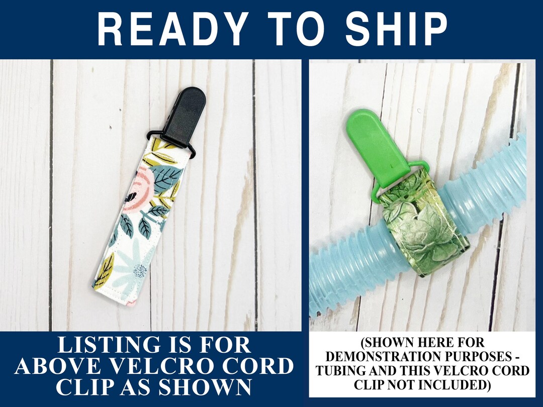 Adjustable Tube Cord Clip to Manage Medical Cords Including Feeding ...