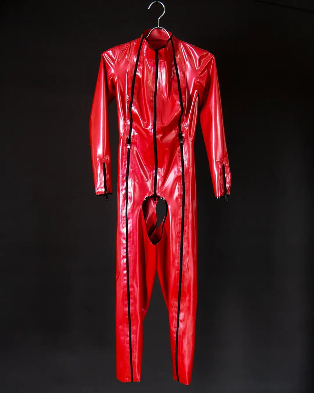 Red Latex Catsuit - Etsy