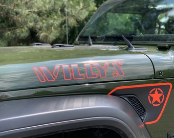 Willys Jeep Decals and Stickers - Etsy UK