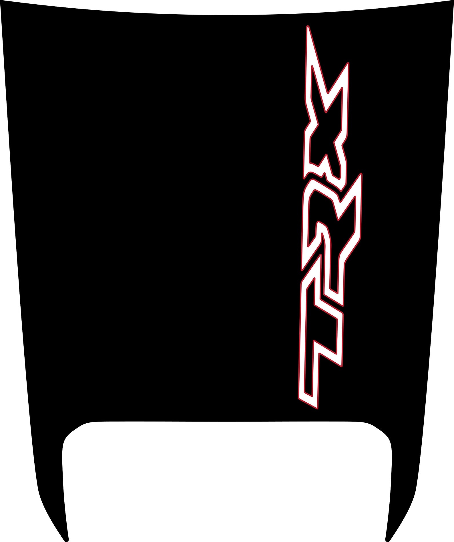 GEN 2 RAM® TRX Hood Graphic // Paint Show // Color Outline // - Etsy