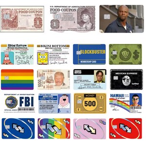 Credit Card Sticker Big Chip - Etsy