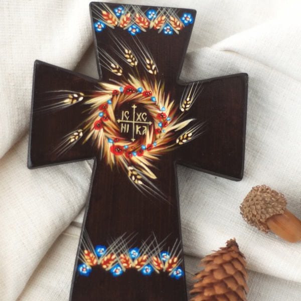 Painted Cross - Etsy