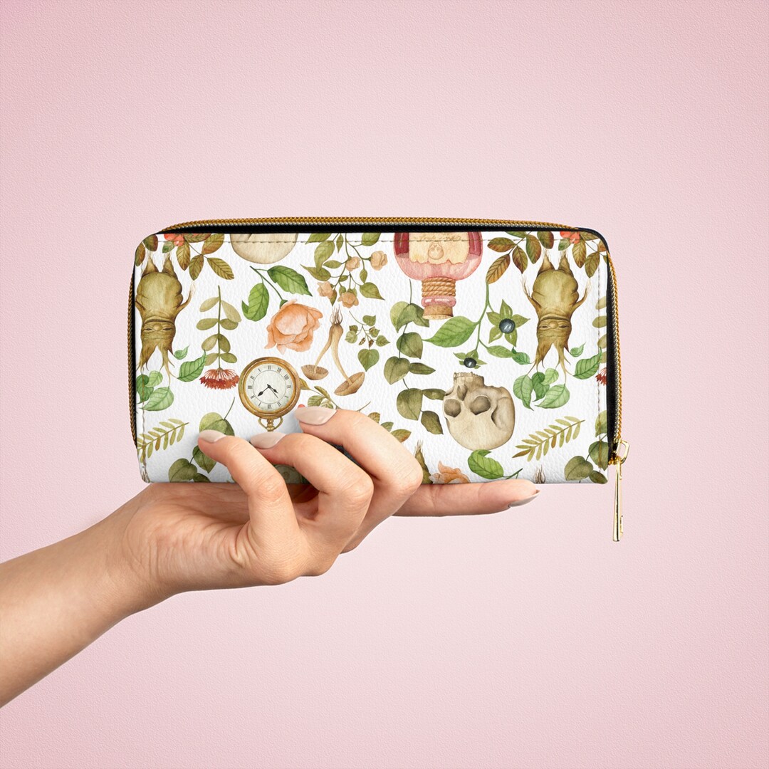 Dark Cottagecore Wallet Unique Gift for Her Witchy Aesthetic Mushrooms ...