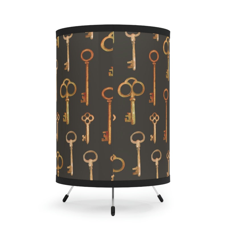 Dark Cottagecore Vintage Keys Lamp Goth Decor Cottagecore - Etsy