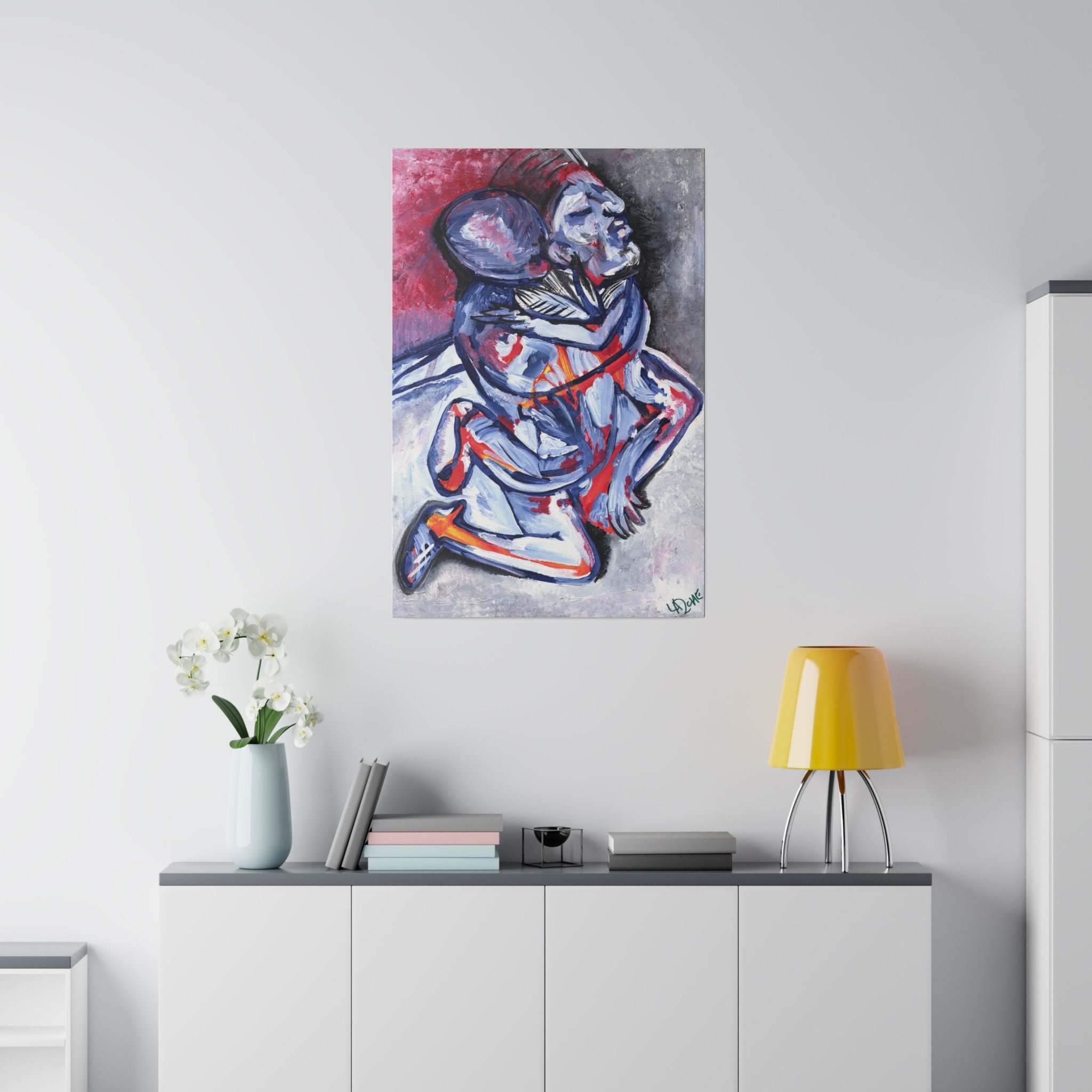 No More Original Abstract Freeform Art Print by La2che Art, Matte ...