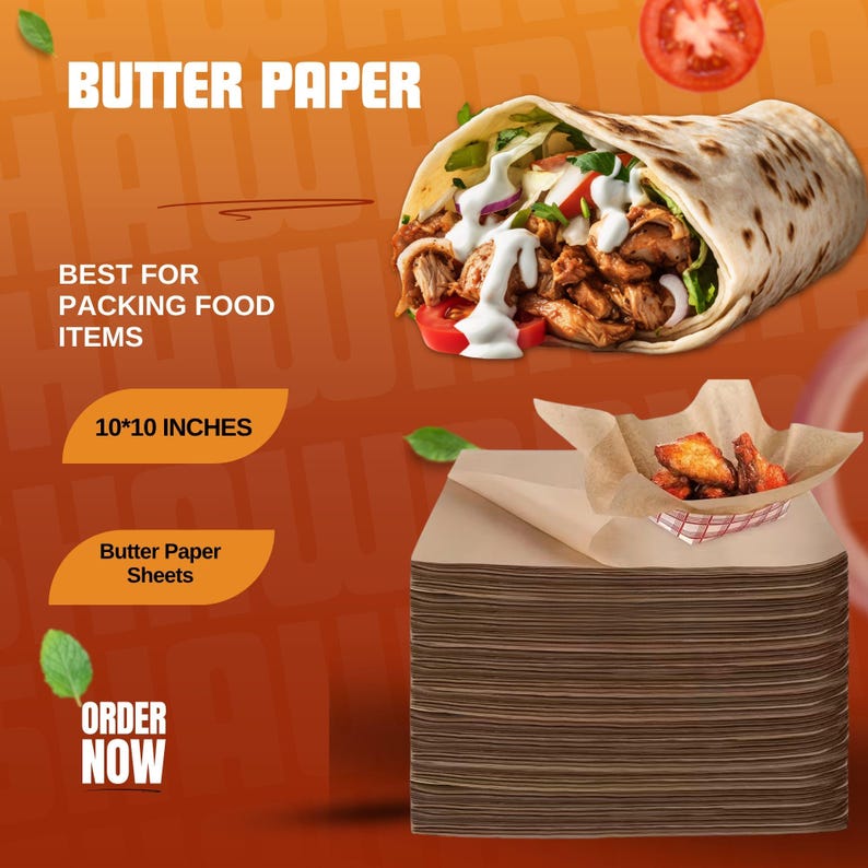 Custom Deli Paper Food Truck | Full Color Low Minimum 500 Sheets ...
