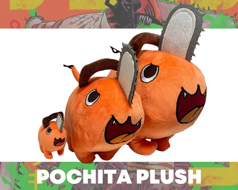 Pochita Plush Chainsaw Man Plush Chainsaw Man Gift Kawaii - Etsy Pochita Plush Chainsaw Man Plush Chainsaw Man Gift Kawaii - Etsy