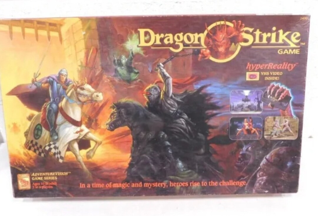 Vintage TSR Dragon Strike Game Hyperreality 1993 - Etsy