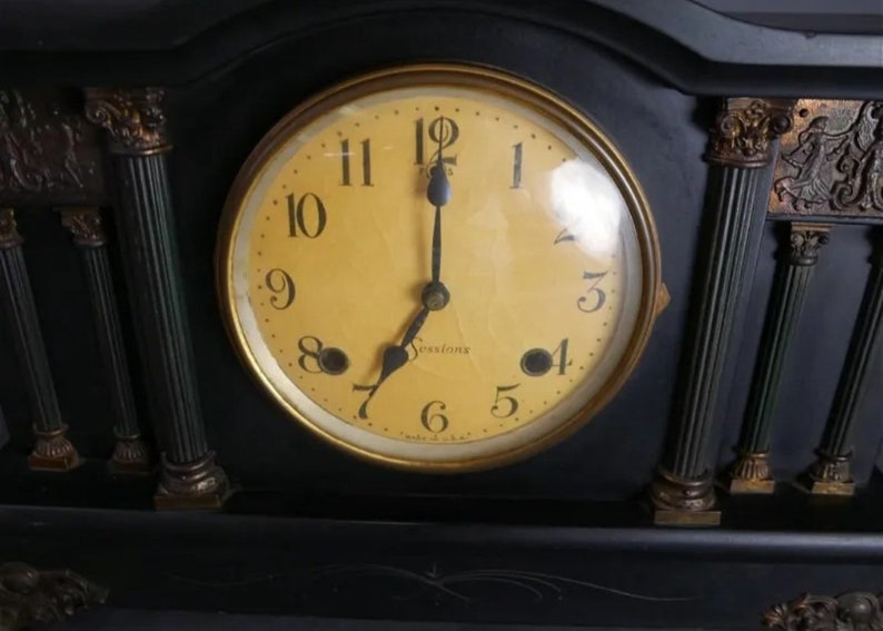 Antique Sessions Mantel Clock Circa 1903 Original Movement - Etsy