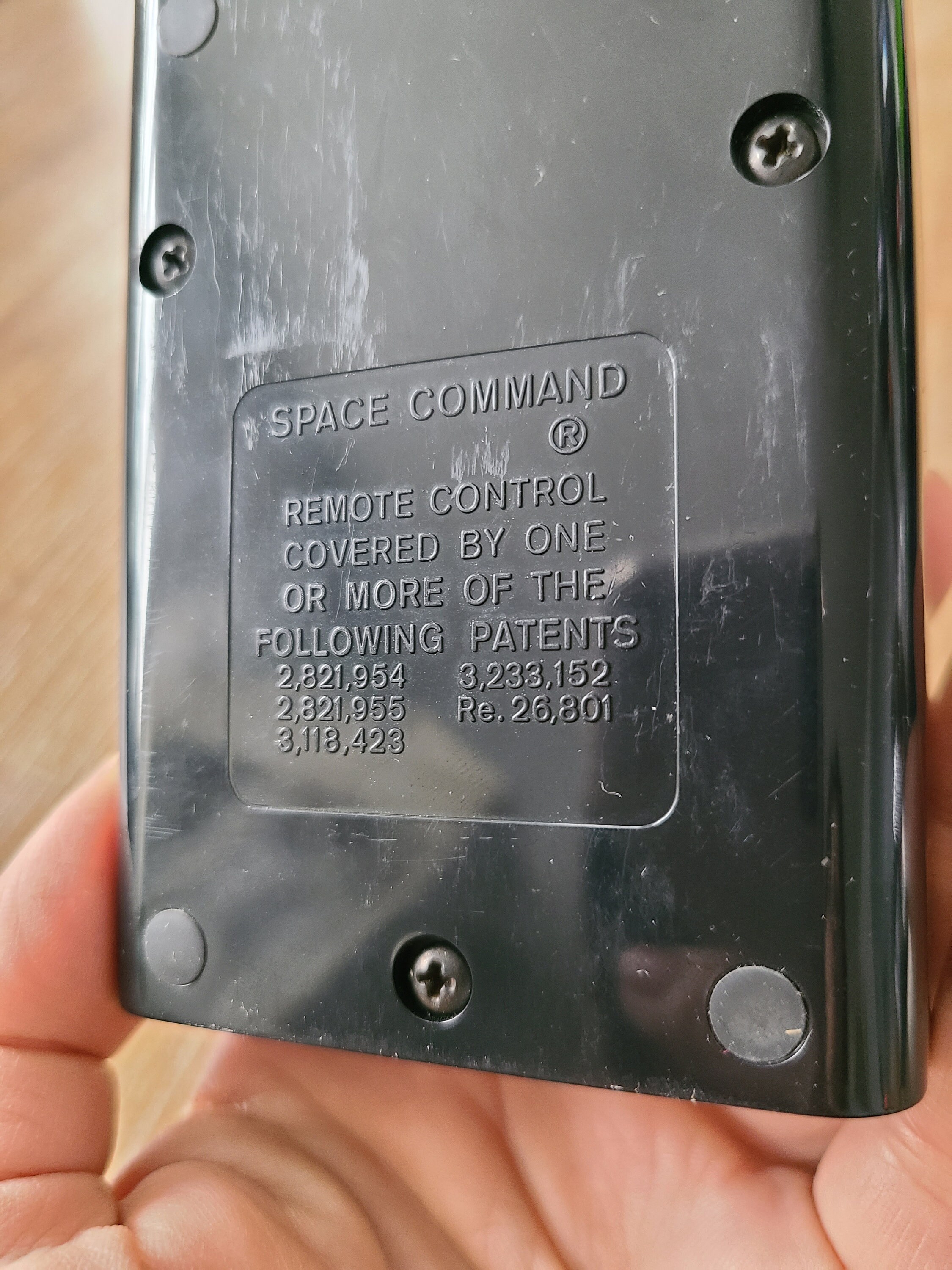 Vintage Original First ZENITH SPACE COMMAND Teo Button Remote Control ...