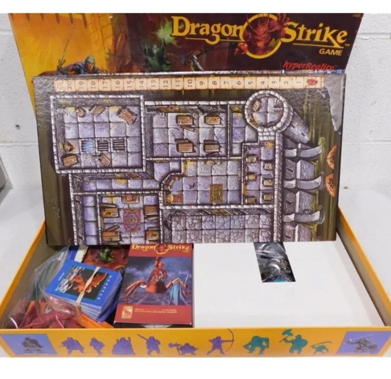 Vintage TSR Dragon Strike Game Hyperreality 1993 - Etsy