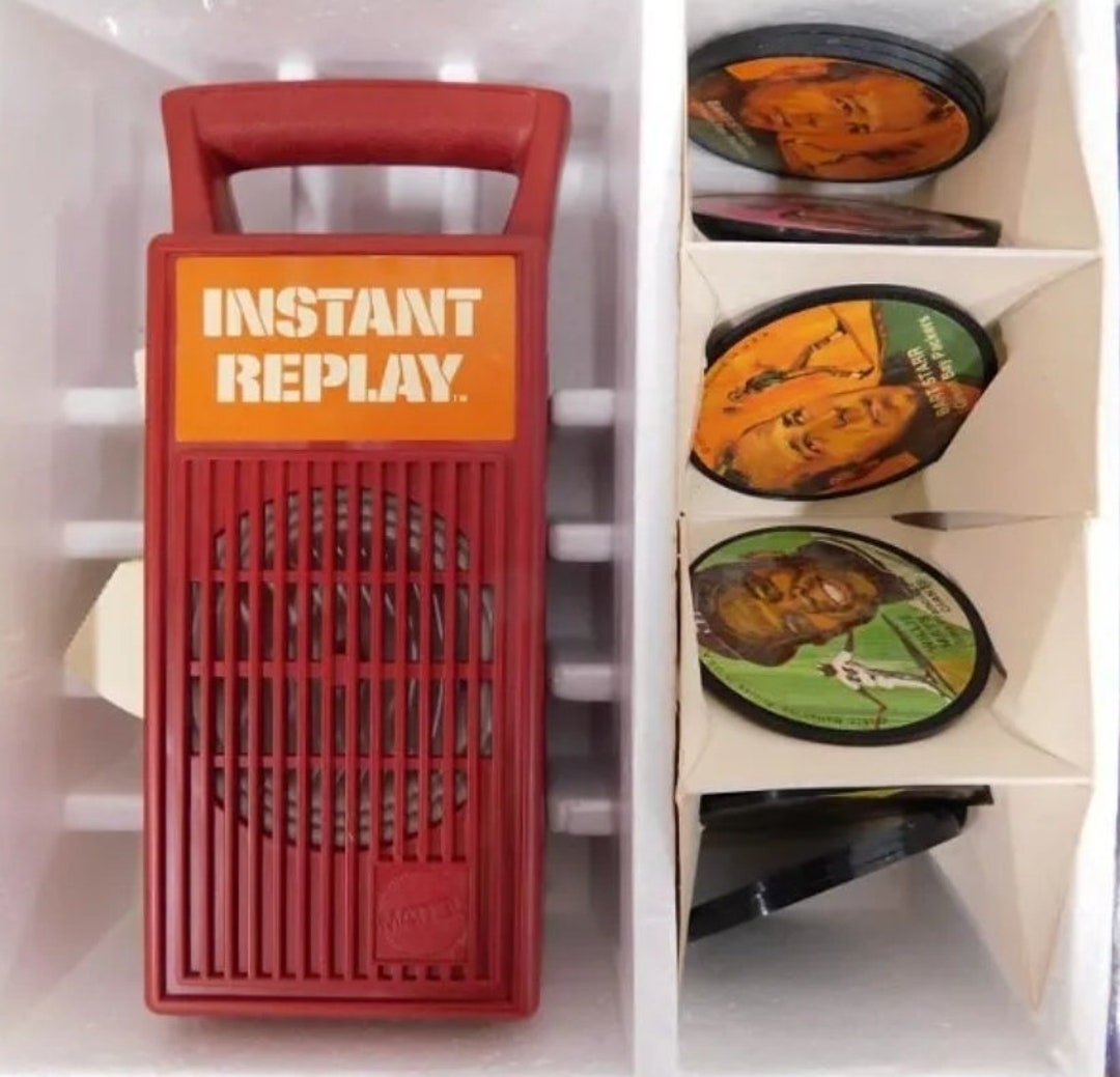 Vintage 1971 Mattel Instant Replay Talking Game With 9 Records - Etsy