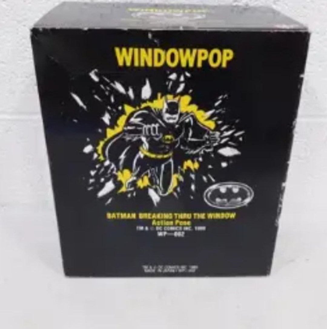 Batman Breaking Thru Window Window Pop Toy 1989 Horizon NEW UNUSED - Etsy