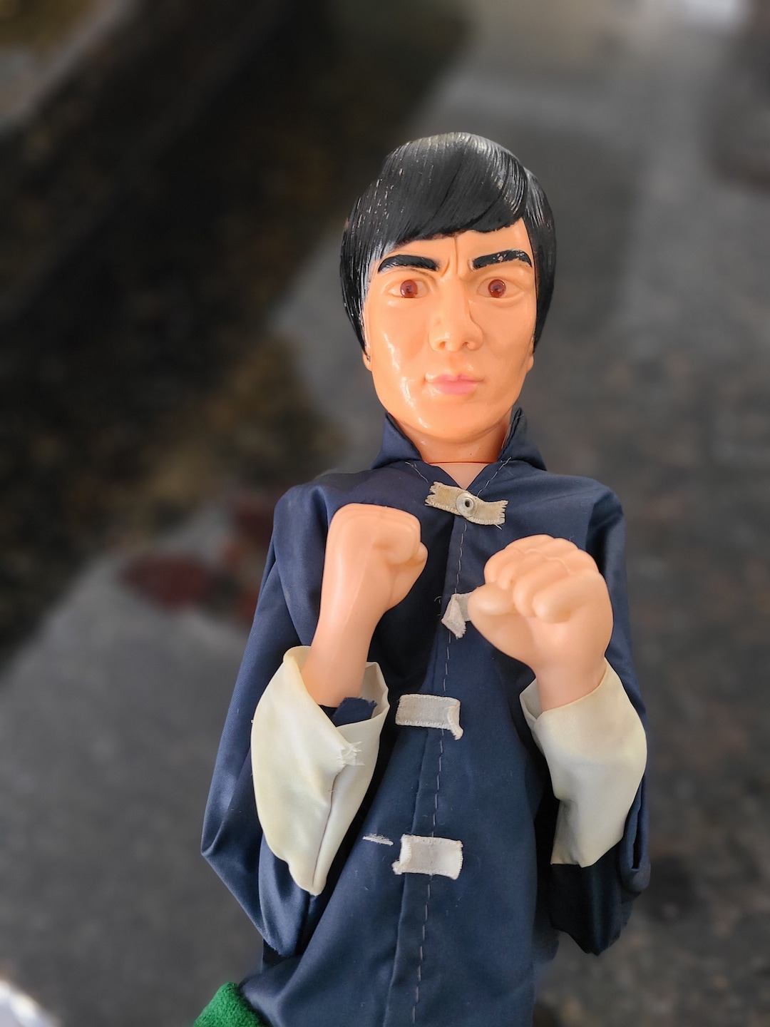 Vintage BRUCE LEE DRAGON Punching Hand Puppet - Etsy