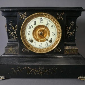 Antique Ansonia Mantel Clock Company – Cast Iron - Etsy