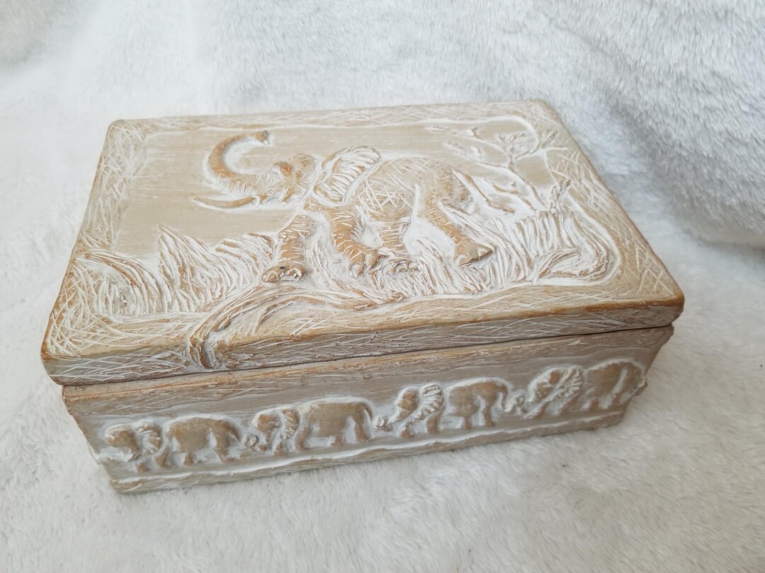 Vintage Hamilton Collections (soapstone?) Trinket Jewelry Box - Etsy