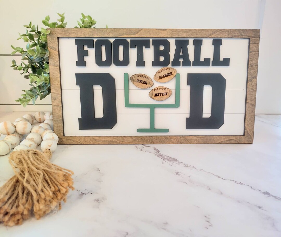 Fathers Day Svg. Football Dad Svg. Fathers Day Signs Svg. Fathers Day ...