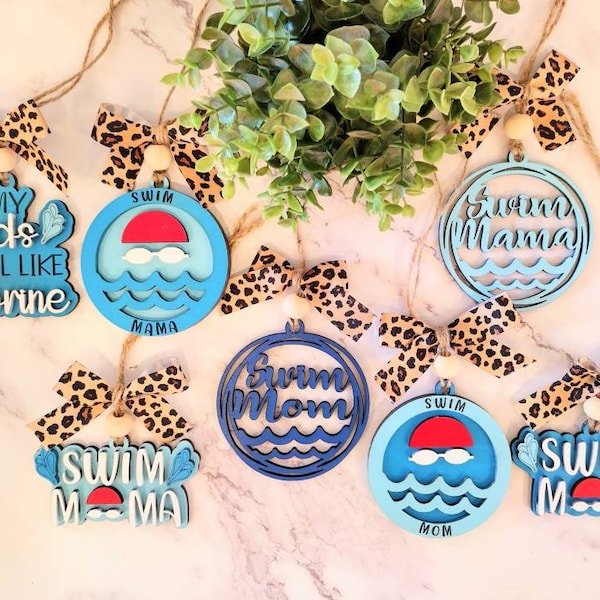 Swimmer Charm - Etsy