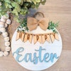 Easter Door Hanger Svg. Personalized Easter Svg. Easter Bunny Svg ...