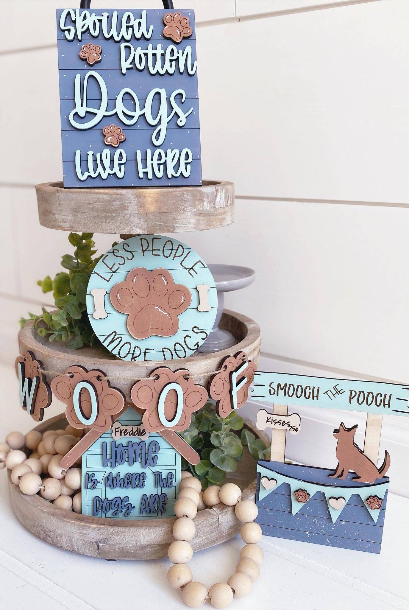 Dog Tier Tray Svg. Dog Tiered Tray Svg. Dog Bundle Svg. Dog - Etsy