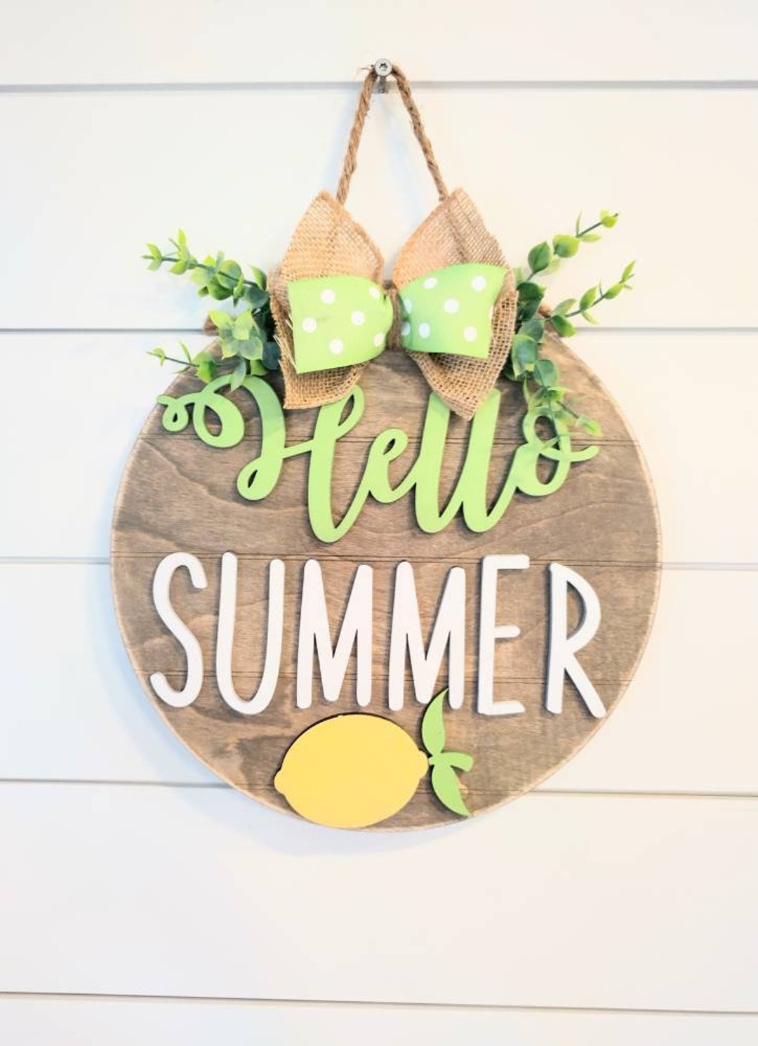 Hello Summer Door Hanger Svg. Hello Summer Svg. Summer Signs Svg ...