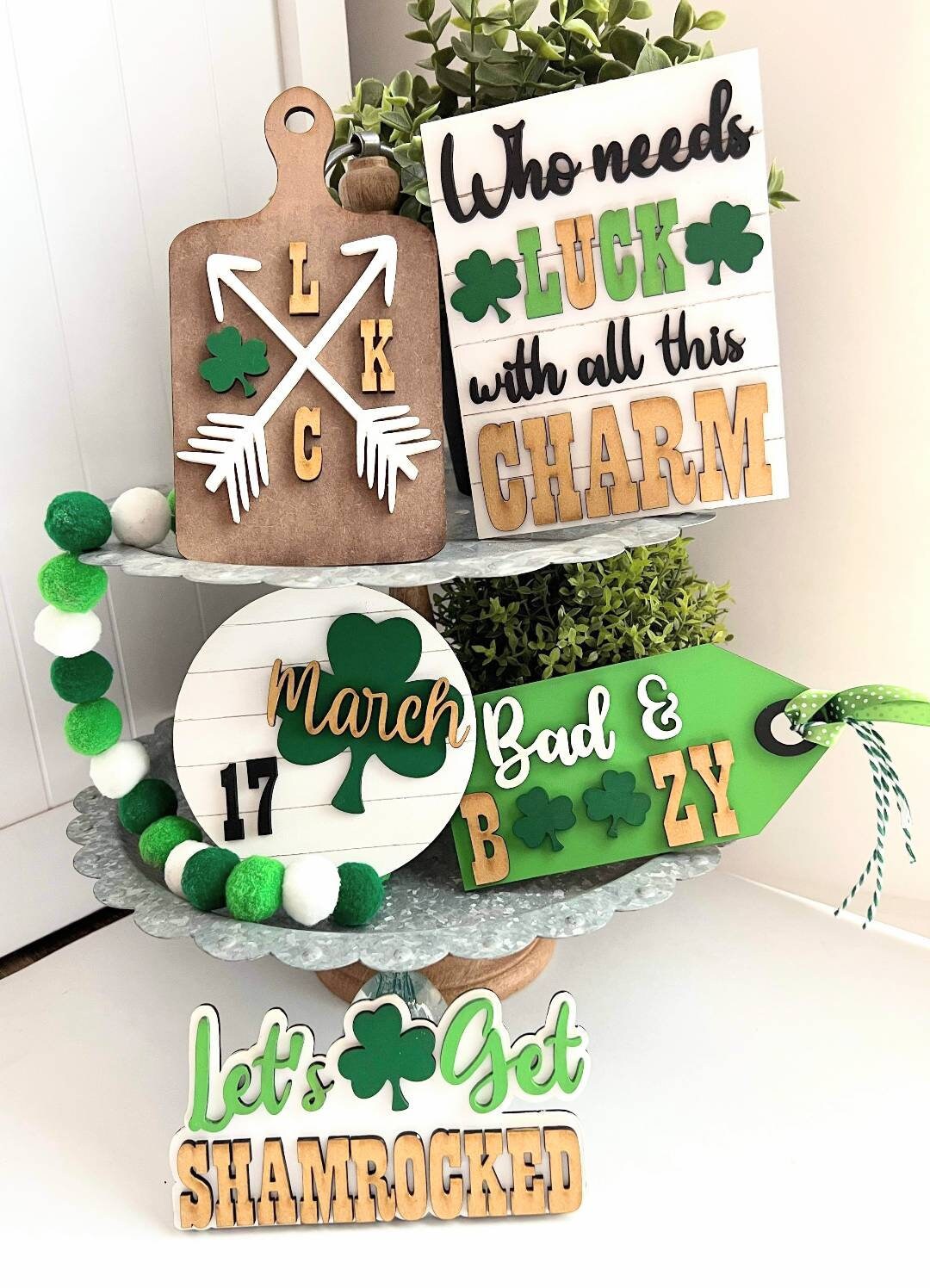 Saint Patricks Tier Tray Svg. St Pattys Tier Tray Svg. St Patricks Tier ...