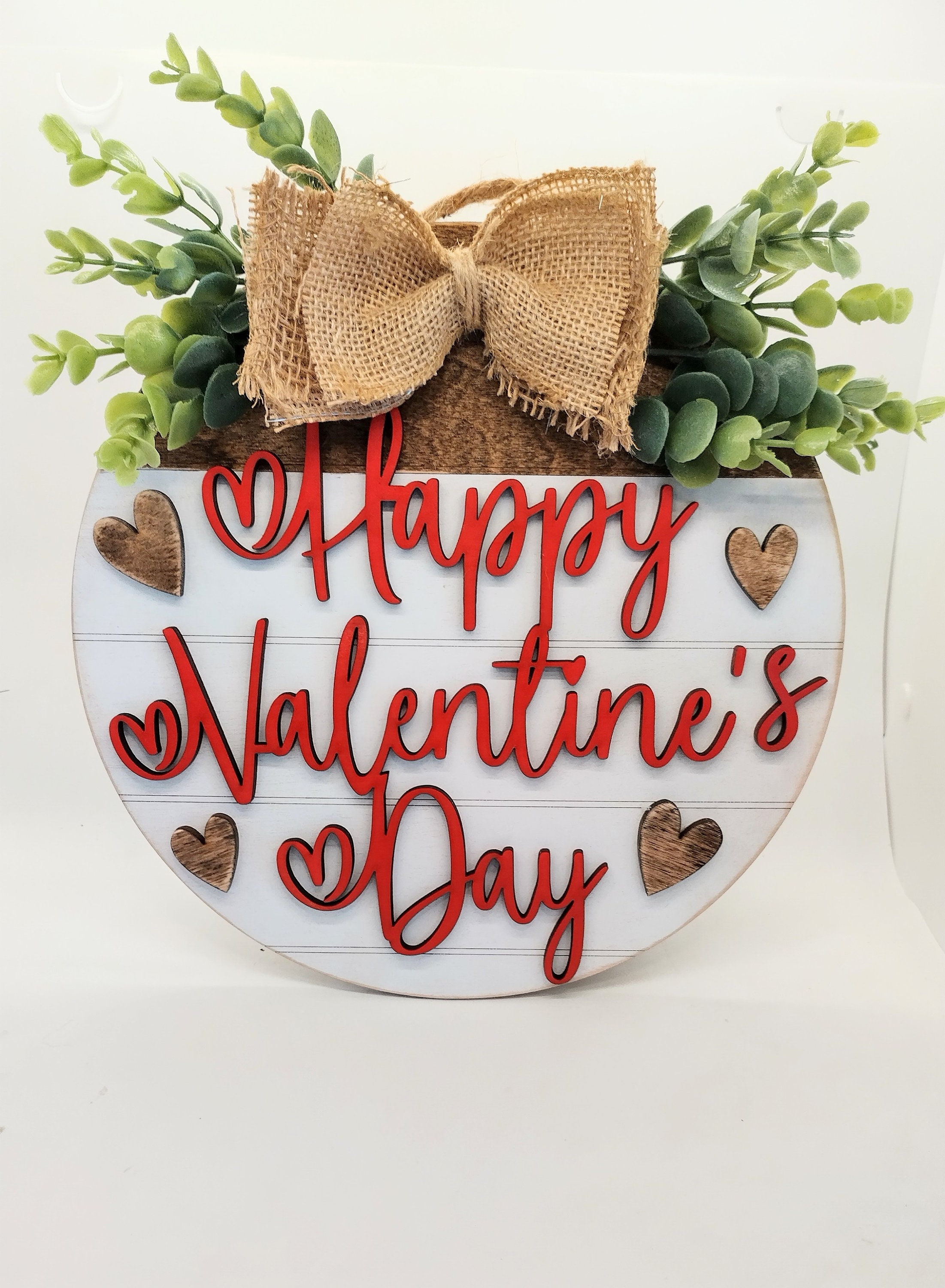 Valentines Day Door Hanger Svg. Vday Door Hanger Svg. Valentines Laser ...