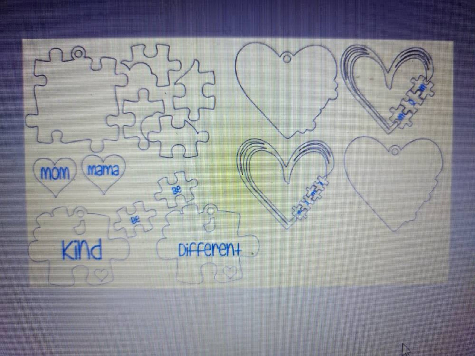 Autism Car Charms Svg. Autism Svg. Autism Mom Svg. Autism Mama Svg ...