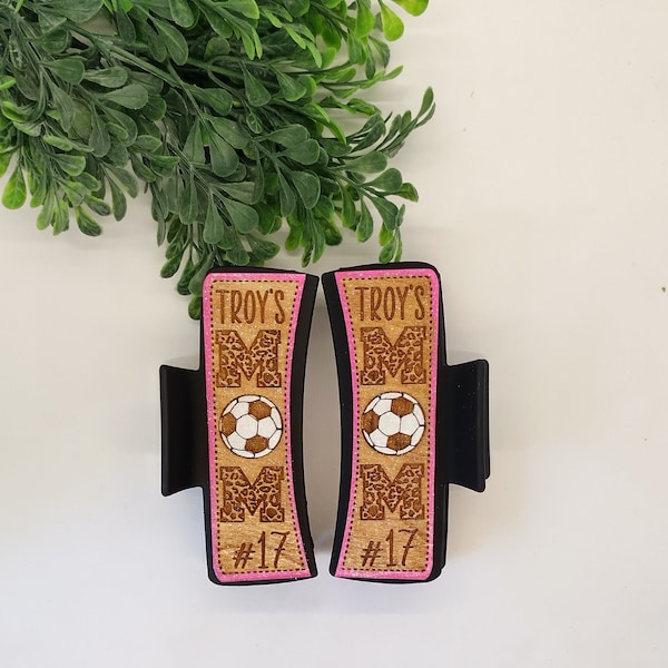 Soccer Hair Clip Svg - Etsy