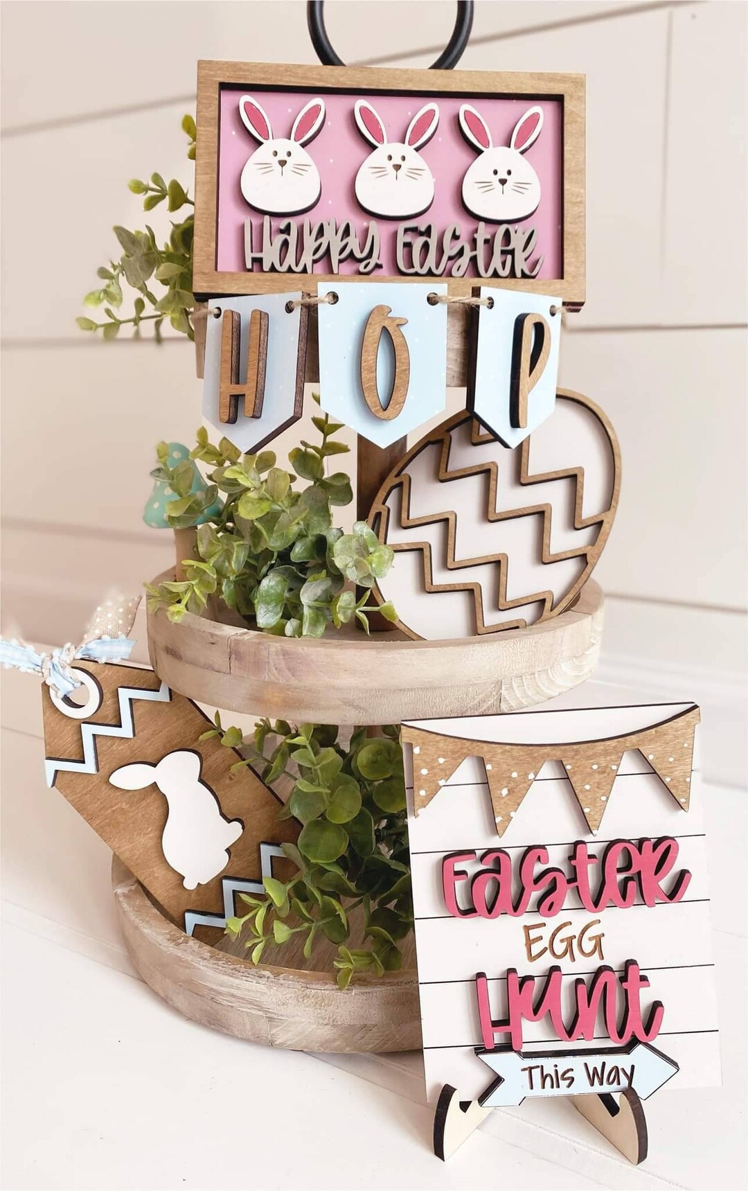 Easter Tier Tray Svg. Easter Tiered Tray Svg. Easter Glowforge Files ...