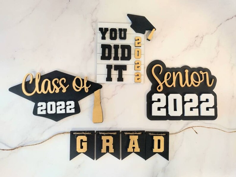 Graduation Tier Tray Svg. Graduation Tiered Tray Svg. Grad - Etsy