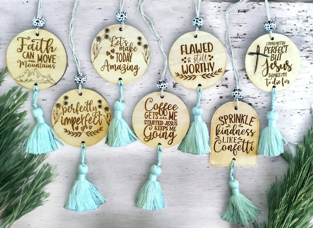 Car Charms Svg. Faith Car Charms. WOF Car Charm. Inspirational Car ...
