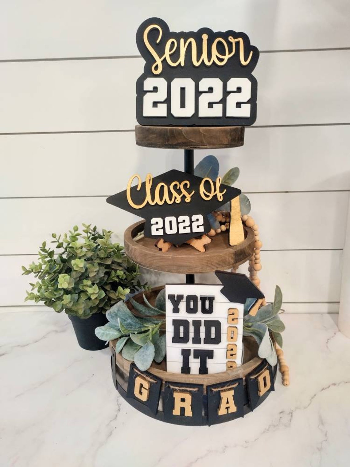 Graduation Tier Tray Svg. Graduation Tiered Tray Svg. Grad - Etsy