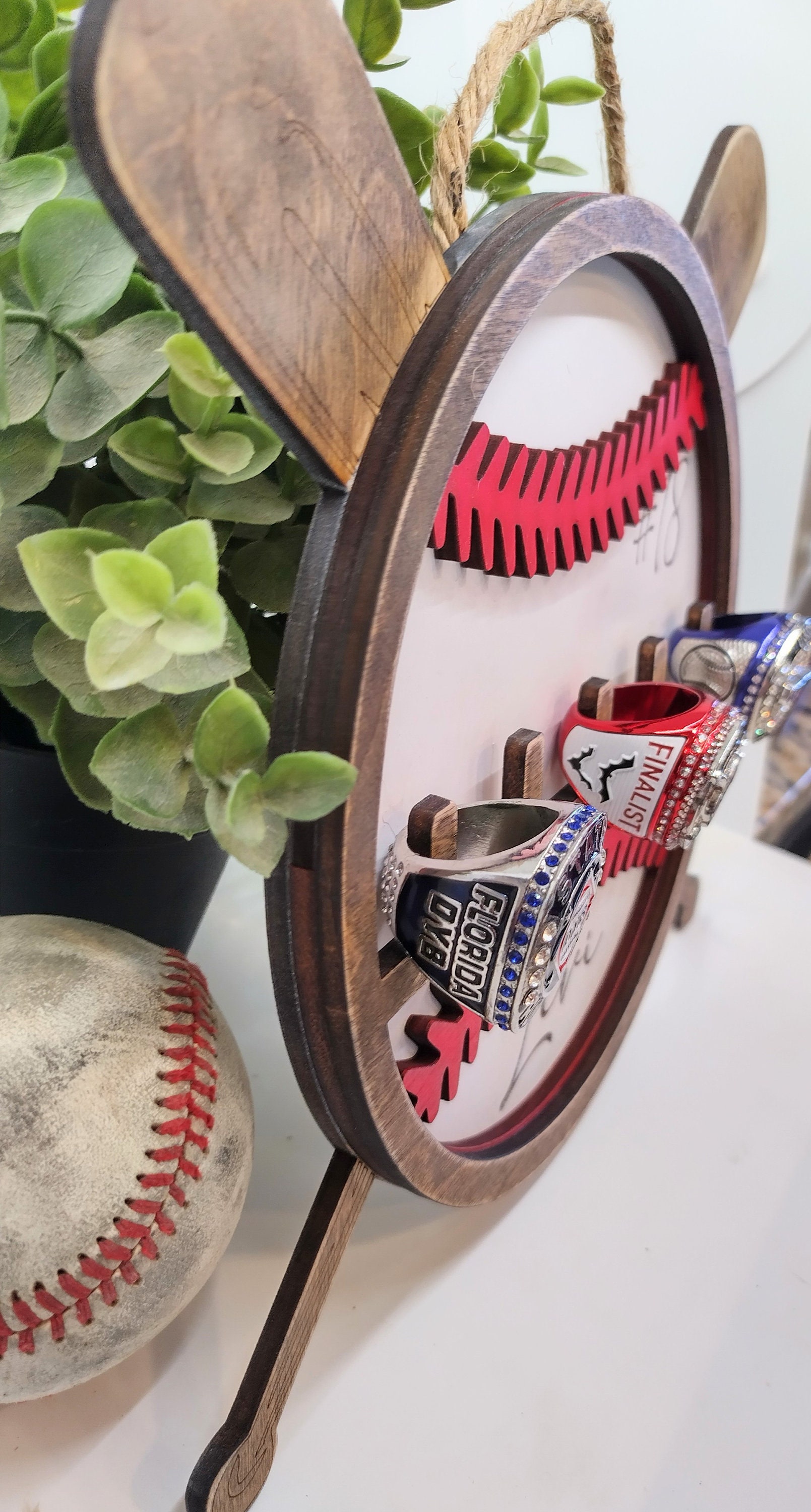 Baseball Ring Holder. Baseball Ring Holder Svg. Baseball Ring Holder ...
