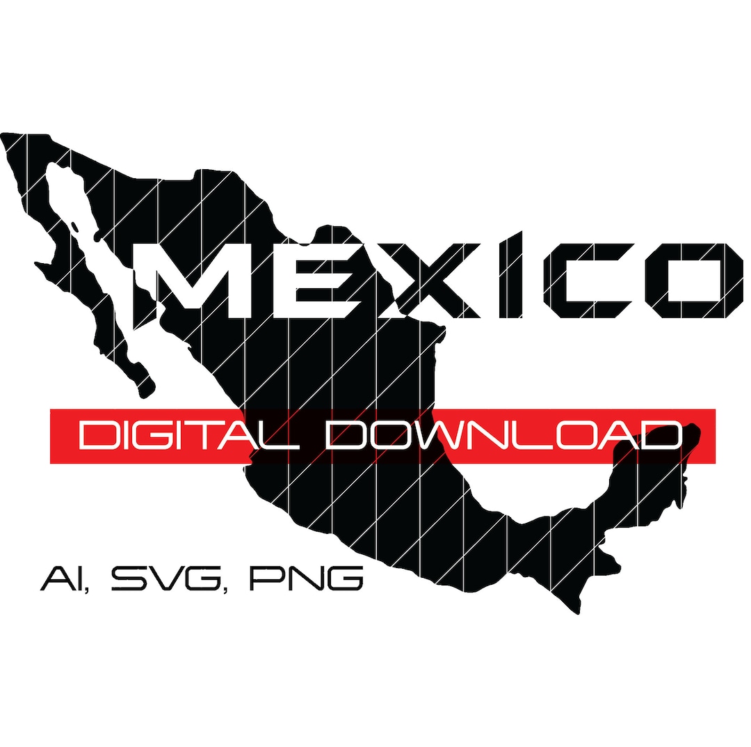 Mexico Map SVG File, High Detail, Aztec Calendar SVG, Laser Engraving ...