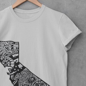 California State Map With Aztec Art SVG File, High Detail, Aztec ...