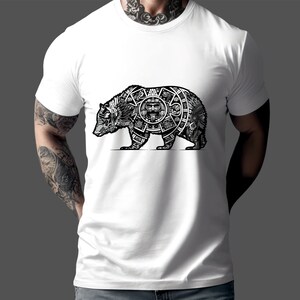 California Bear State Flag, California Aztec Art File, High Detail ...