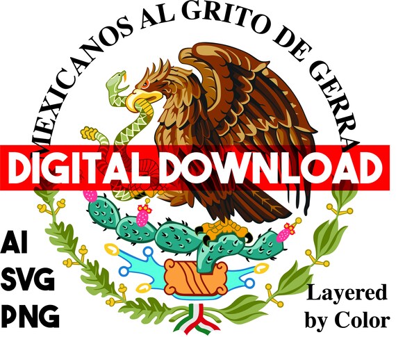 Escudo De Armas Mexicano Para Colorear Silueta Del Escudo De Armas De