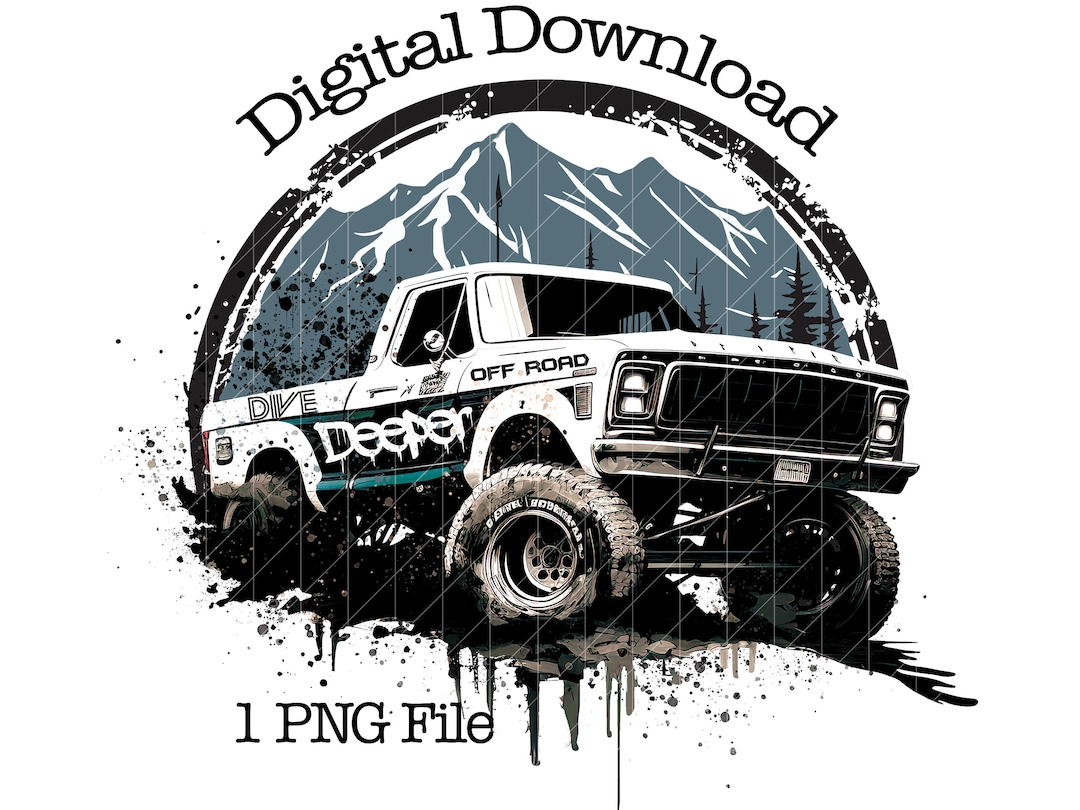 Dive Deeper American Offroad Clipart | Offroad Silhouette | Terrain ...