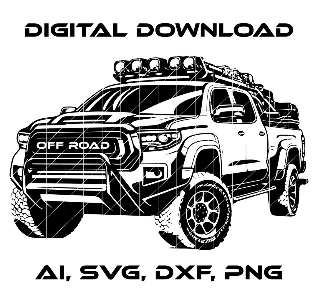 Off Road Truck SVG, Laser Cut File, Adventure Design (digital Download ...