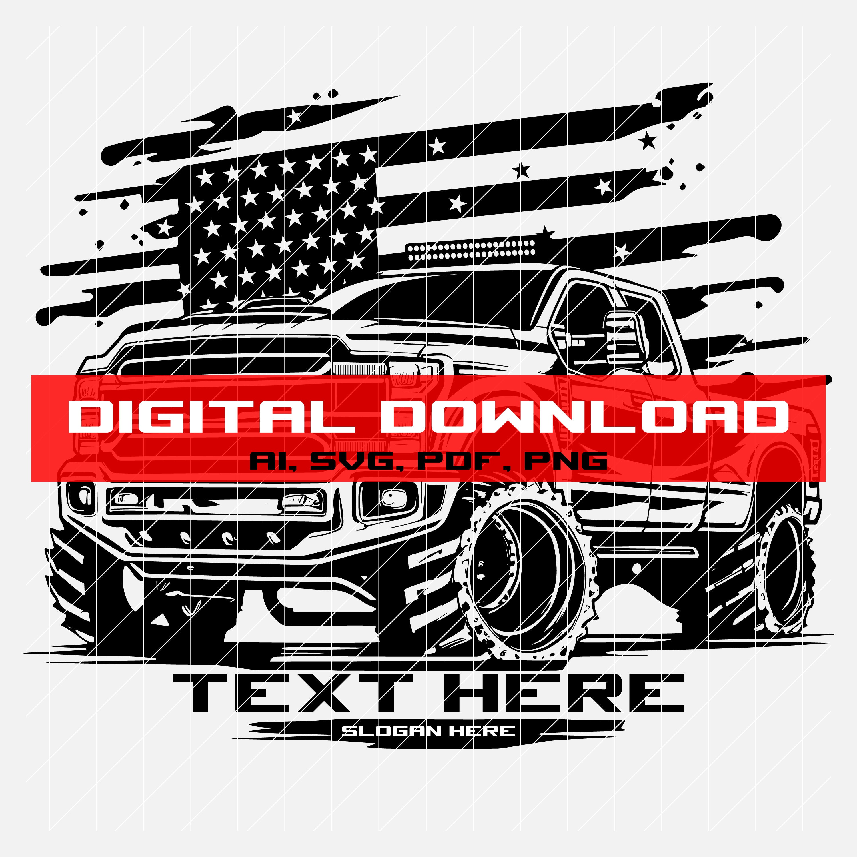 Off Road Truck SVG File, Clipart Svg, Laser Engraving off Road File ...