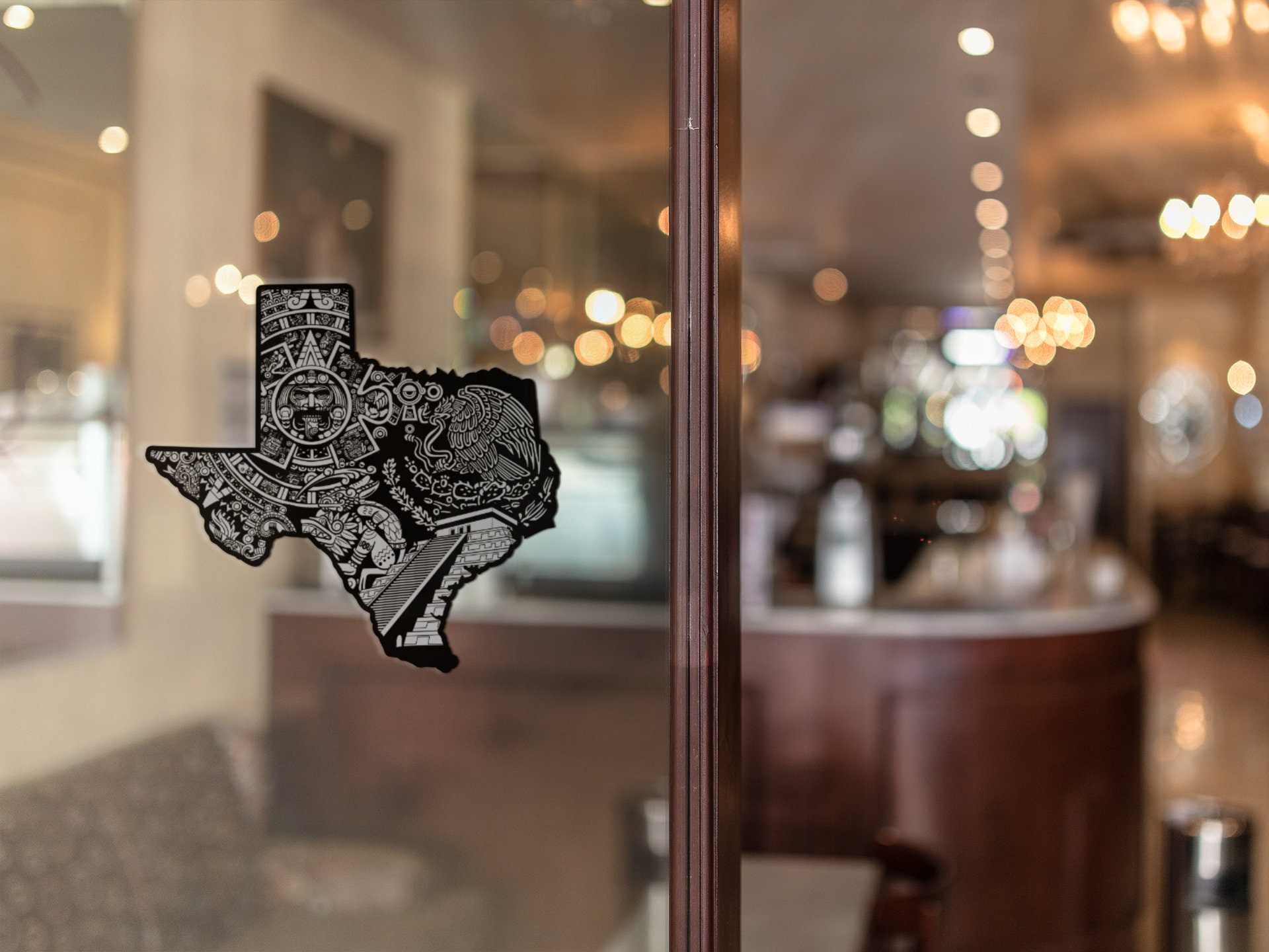 TEXAS Map, Aztec Map SVG File, High Detail, Aztec Calendar SVG, Laser ...