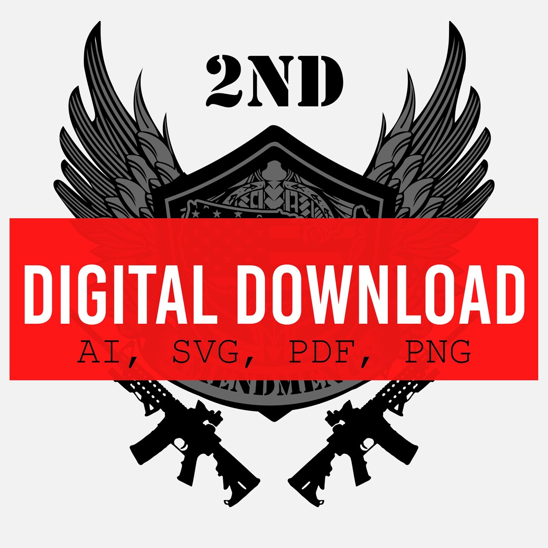 2ND Amendments Rights - American Constitution, American Flag SVG, USA ...