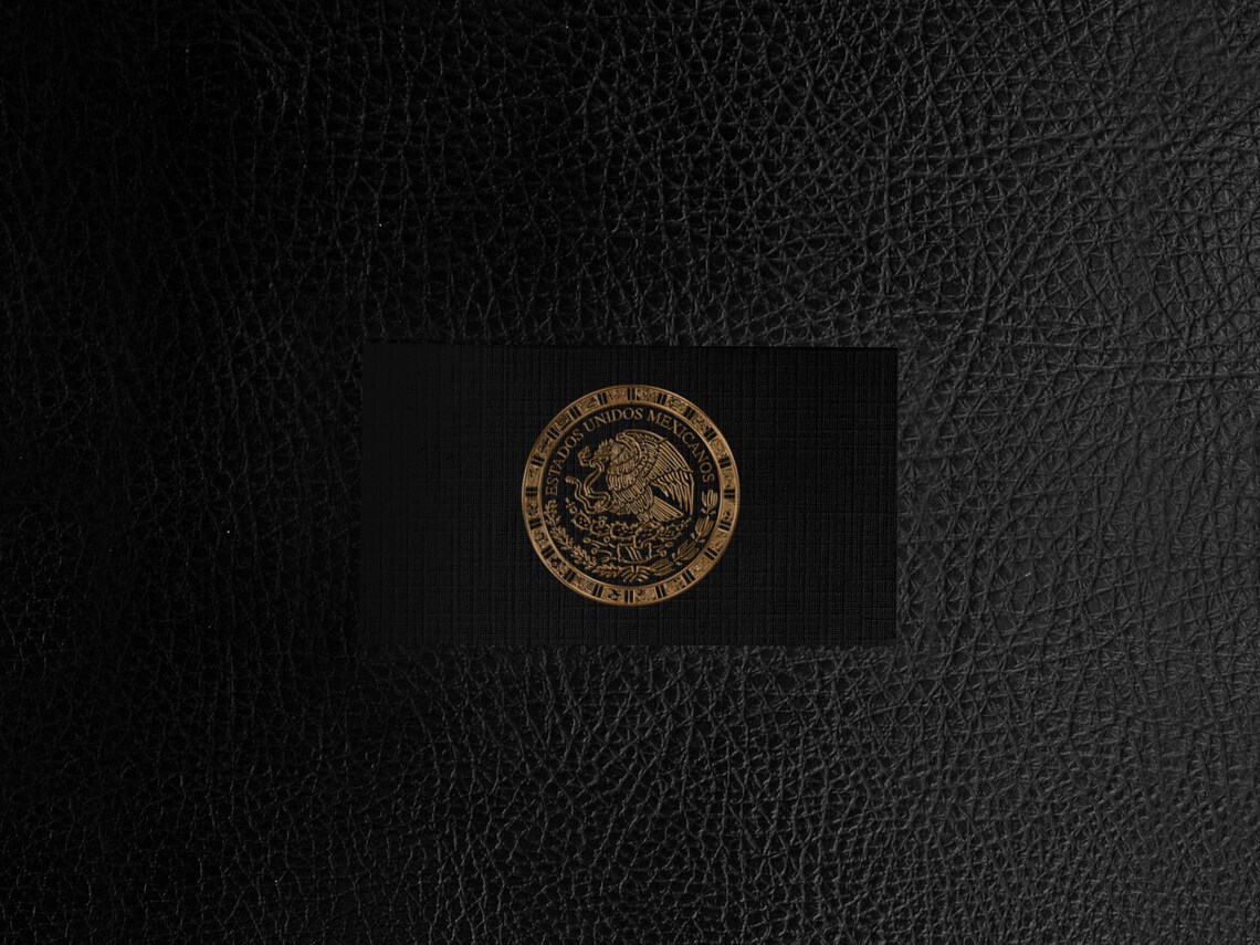 Sello De Mexico Gold Aguila Mexicana Mexican Eagle Golden - Etsy